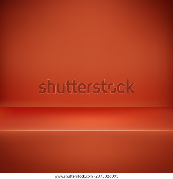 Red Photo Studio Background Design Empty Stock Vector (Royalty Free ...