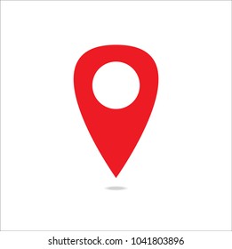 Red Pinpoint Symbol 库存矢量图（免版税）1041803896 | Shutterstock