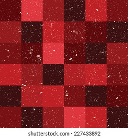 Red Pixel Art Style Background Grunge Stock Vector (Royalty Free ...