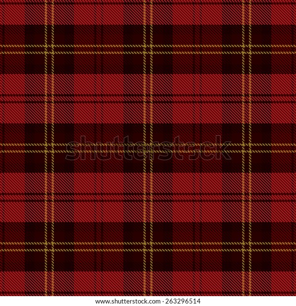 Red Plaid Tartan Vector Seamless Pattern Stock Vector (Royalty Free ...