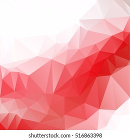 Red Polygonal Mosaic Background Creative Design Stock Vector (Royalty ...