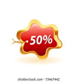 Red Price Tag Vector Stock Vector (Royalty Free) 73467442 | Shutterstock