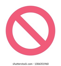 Red Prohibited Sign Stock Vector (Royalty Free) 1306351960 | Shutterstock