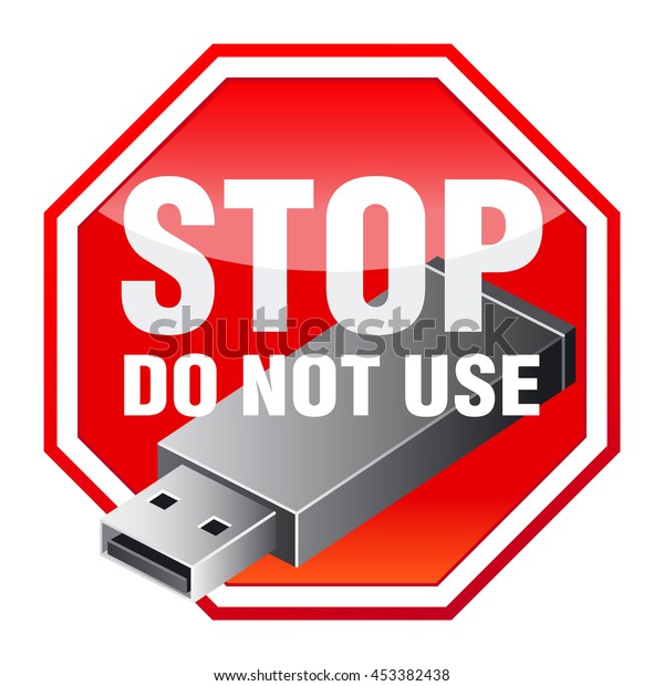 Red Prohibition Sign Stop Do Not Stock Vector (Royalty Free) 453382438