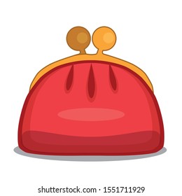 Red Purse Purse Clasp Clasp Vector Stock Vector (Royalty Free ...