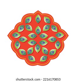 5,730 Red Rangoli Background Images, Stock Photos & Vectors | Shutterstock