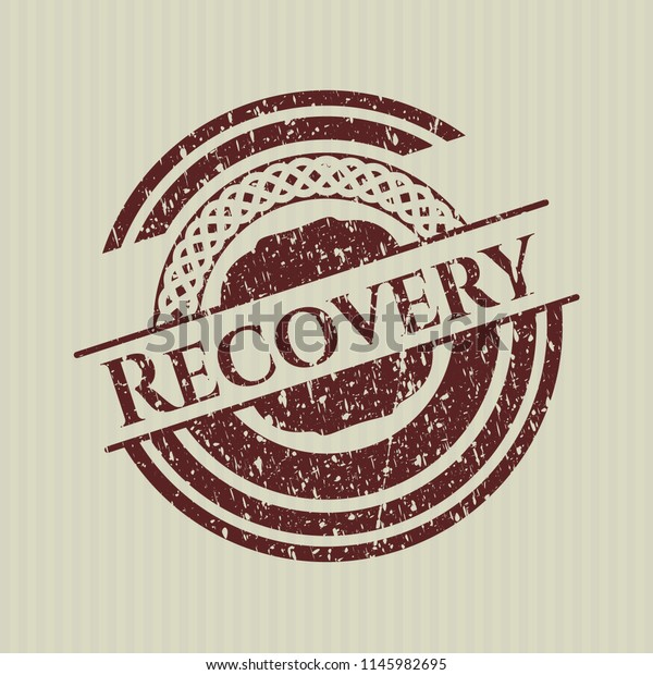 Red Recovery Rubber Stamp Stock Vector (Royalty Free) 1145982695 ...