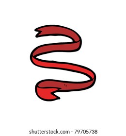 Red Ribbon Cartoon Stock Vector (Royalty Free) 79705738