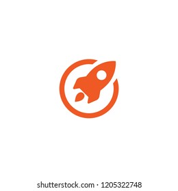 Rocket Icon Success Symbol Illustration Simple Stock Vector (Royalty ...