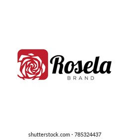 Red Rose Logo Stock Vector (Royalty Free) 785324437 | Shutterstock