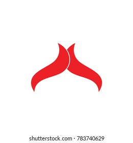 Red Roses Bud Symbol Logo Vector Stock Vector (Royalty Free) 783740629 ...