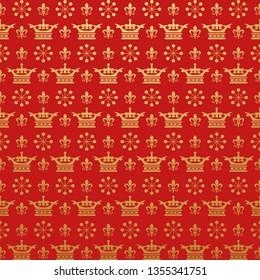 Red Royal Background Your Design Vector Stock Vector (Royalty Free ...