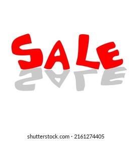 Red Sale Name Vector Text Stock Vector (Royalty Free) 2161274405 ...
