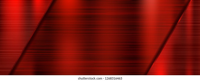 Red Scratched Metal Background Vector 3d Stock Vector (Royalty Free ...