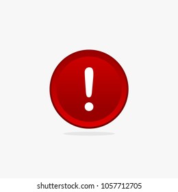 Red Sign Circle 3d Warning Illustration Stock Vector (Royalty Free ...