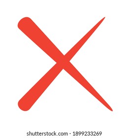 Red Sign Refusal Prohibition Vector Design Stock Vector (Royalty Free ...