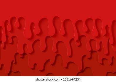 Red Slime Abstract Background Paper Cut Stock Vector (Royalty Free ...