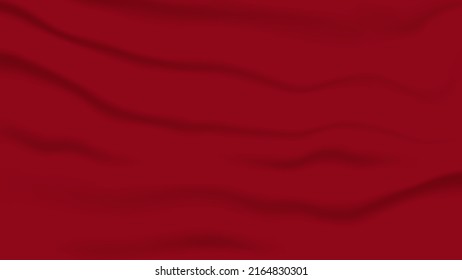 Red Soft Creased Fabric Folding Texture Stock Vector (Royalty Free ...