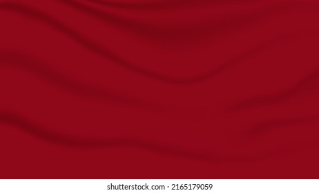 Red Soft Creased Fabric Folding Texture Stock Vector (Royalty Free ...