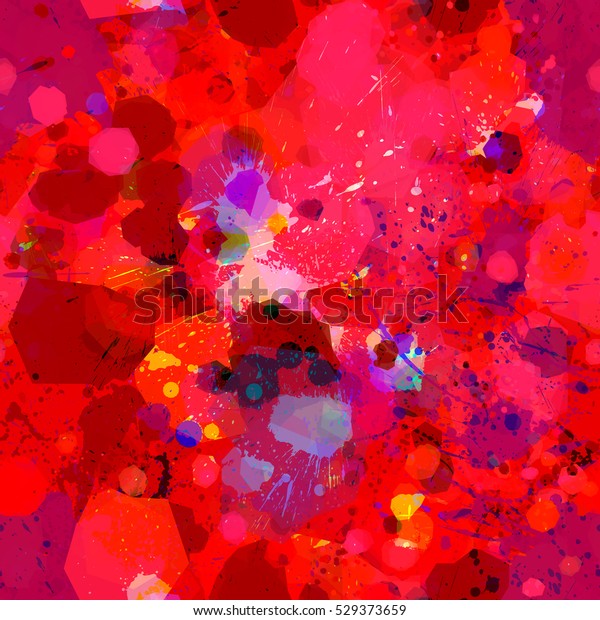 Red Splatter Background Texture Seamless Art: vector de stock (libre de ...