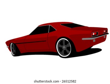 Red Sports Car Prototype Vector Stock Vector (Royalty Free) 26512582 ...