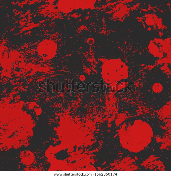 Red Spots Grunge Seamless Texture Stock Vector (Royalty Free ...