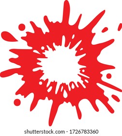 Red Stain White Background: เวกเตอร์สต็อก (ปลอดค่าลิขสิทธิ์) 1726783360 ...