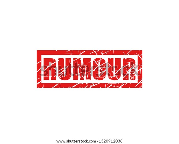 Red Stamp Rumour Stock Vector (Royalty Free) 1320912038 | Shutterstock