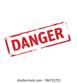 Red Stamp Text Danger Stock Vector (Royalty Free) 786752725 | Shutterstock