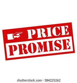 Red Stamp Text Price Promisevector Illustration Stock Vector (Royalty ...