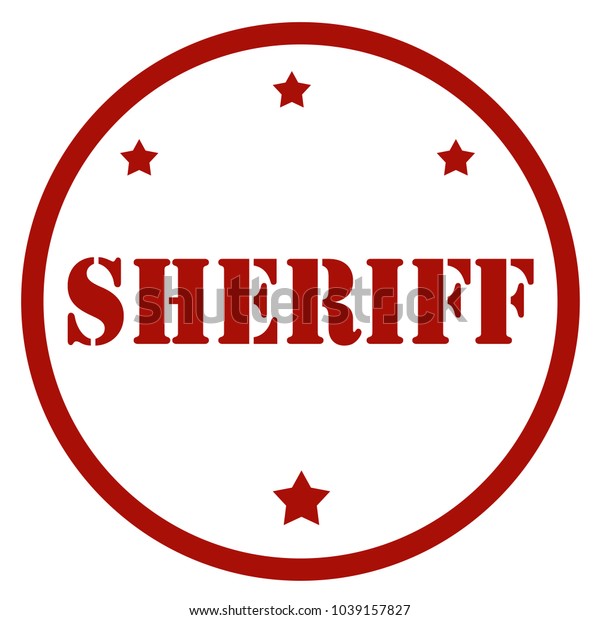 Red Stamp Text Sheriffvector Illustration Stock Vector (Royalty Free ...