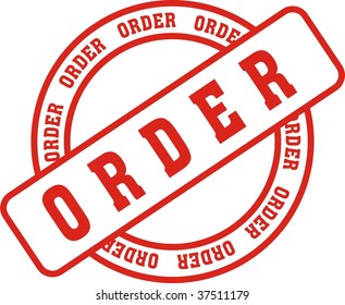 Red Stamp Word Order Stock Vector (Royalty Free) 37511179 | Shutterstock