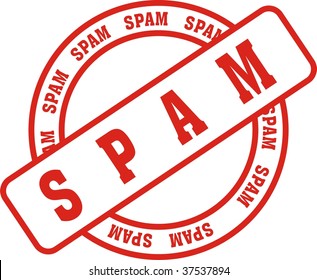 Red Stamp Word Spam Stock Vector (Royalty Free) 37537894 | Shutterstock