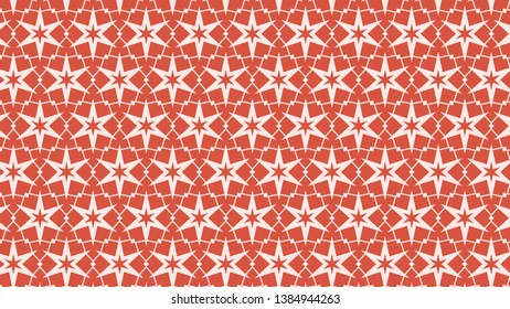 Red Stars Background Pattern Illustration Stock Vector (Royalty Free ...