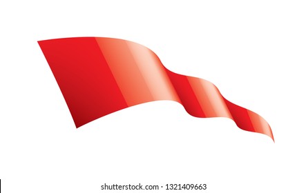 Red Ribbon Banner Cartoon Vector Illustration Stock Vector (Royalty ...