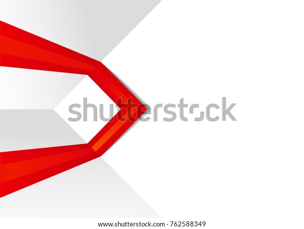 Red Strip Arrow Infographics Realistic 库存矢量图（免版税）762588349 | Shutterstock