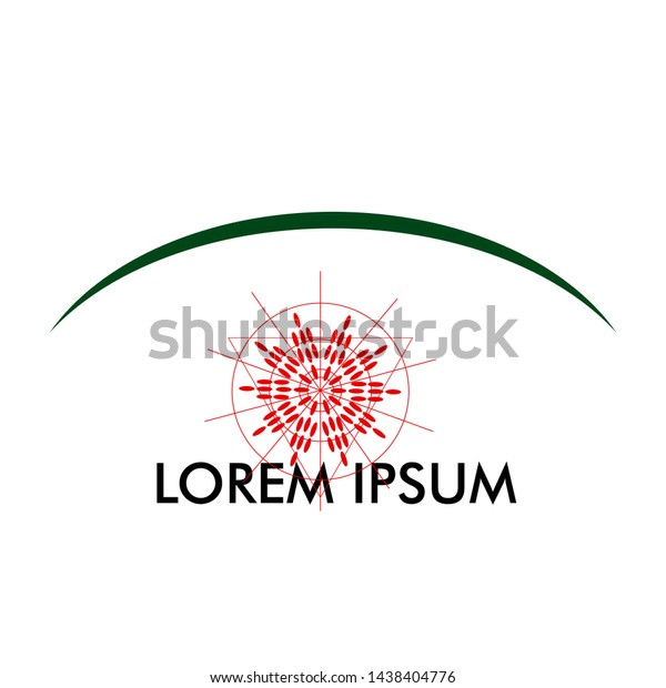 Red Sun Logo Icon Farm Company: เวกเตอร์สต็อก (ปลอดค่าลิขสิทธิ์ ...