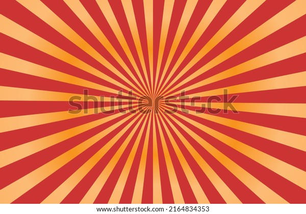 Red Sunburst Pattern Background Illustration Stock Vector (Royalty Free ...