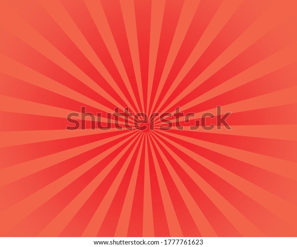 Red Sunshine Background Color Vector Design Stock Vector (Royalty Free ...