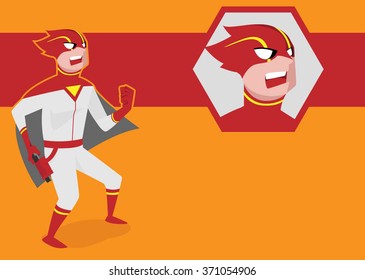 Red Super Hero Stock Vector (Royalty Free) 371054906 | Shutterstock