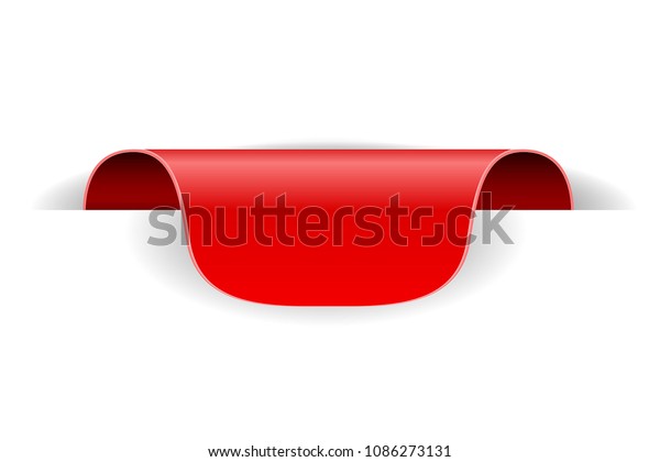 Red Tag Sticker 3d Label Transparent Stock Vector (Royalty Free ...