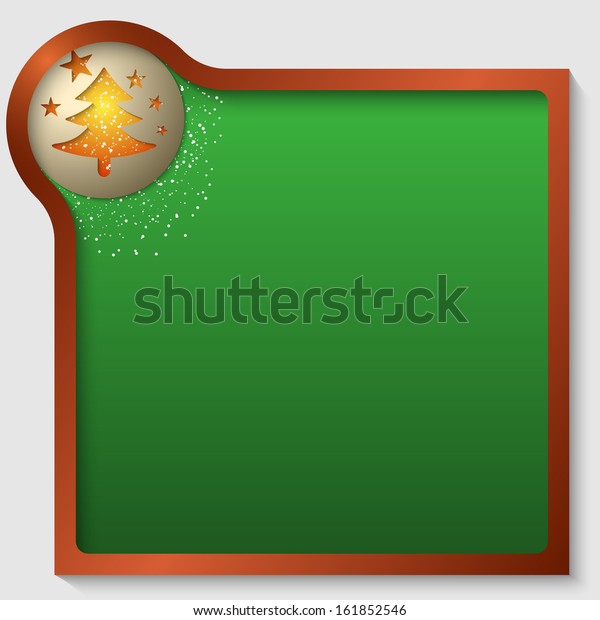 Red Text Box Christmas Motif Falling Stock Vector (Royalty Free ...