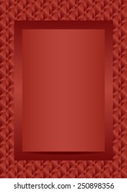 Red Text Photo Frame Portrait Design Stock Vector (Royalty Free ...