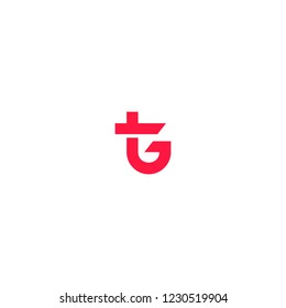 Red Tg Letter Monogram Logo Design: เวกเตอร์สต็อก (ปลอดค่าลิขสิทธิ์ ...