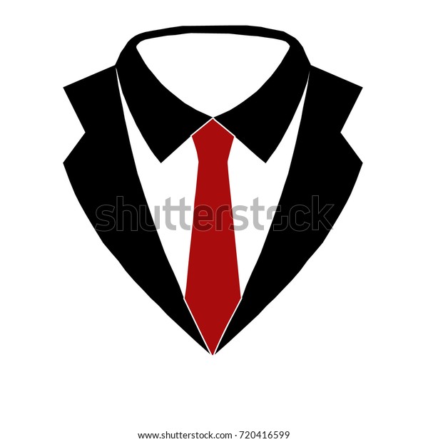 Red Tie Collar Vector Icon: เวกเตอร์สต็อก (ปลอดค่าลิขสิทธิ์) 720416599 ...