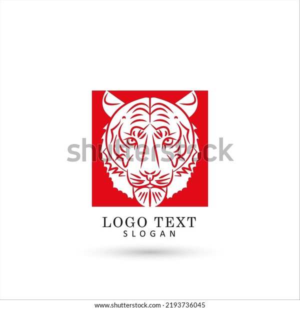 Red Tiger Logo Symbol Icon Sign Stock Vector (Royalty Free) 2193736045 ...