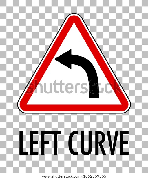 Red Traffic Sign On Transparent Background Stock Vector (Royalty Free ...