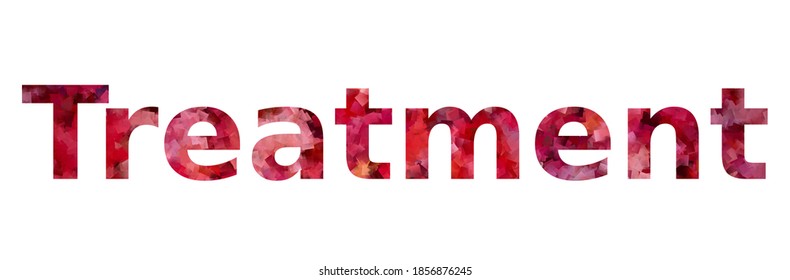 Red Treatment Typography Text Vector Design Stock Vector (Royalty Free ...