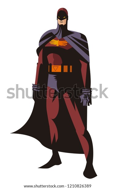 Red Uniform Superhero Stock Vector (Royalty Free) 1210826389 | Shutterstock