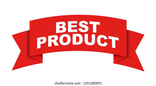 Red Vector Banner Best Product Stock Vector (Royalty Free) 1291383091 ...